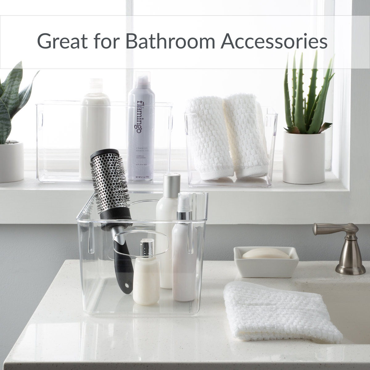 Simplify Horizontal Plastic Basket | Wayfair